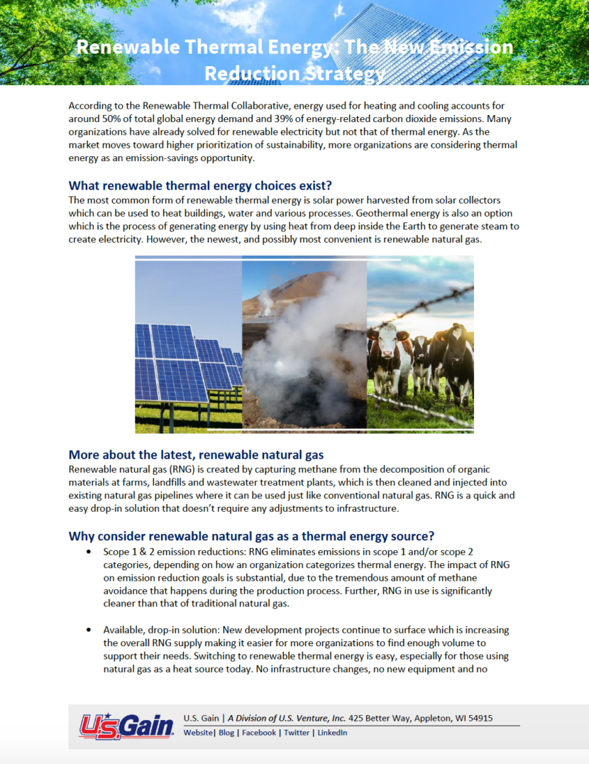 US Gain - Renewable Thermal Collaborative