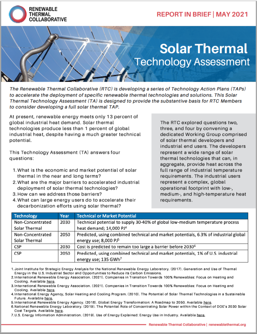 Renewable Thermal Collaborative