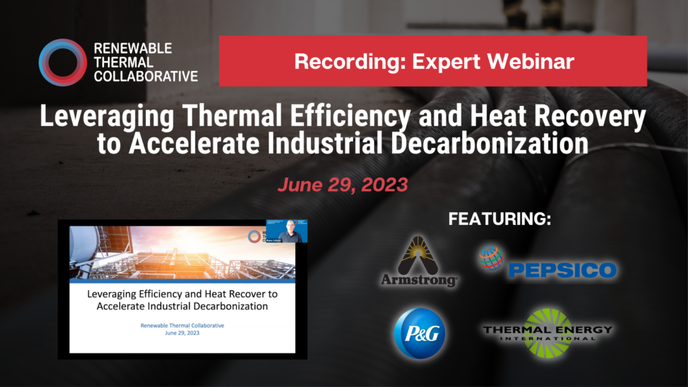 Expert Webinar: Leveraging Thermal Efficiency and Heat Recovery to ...