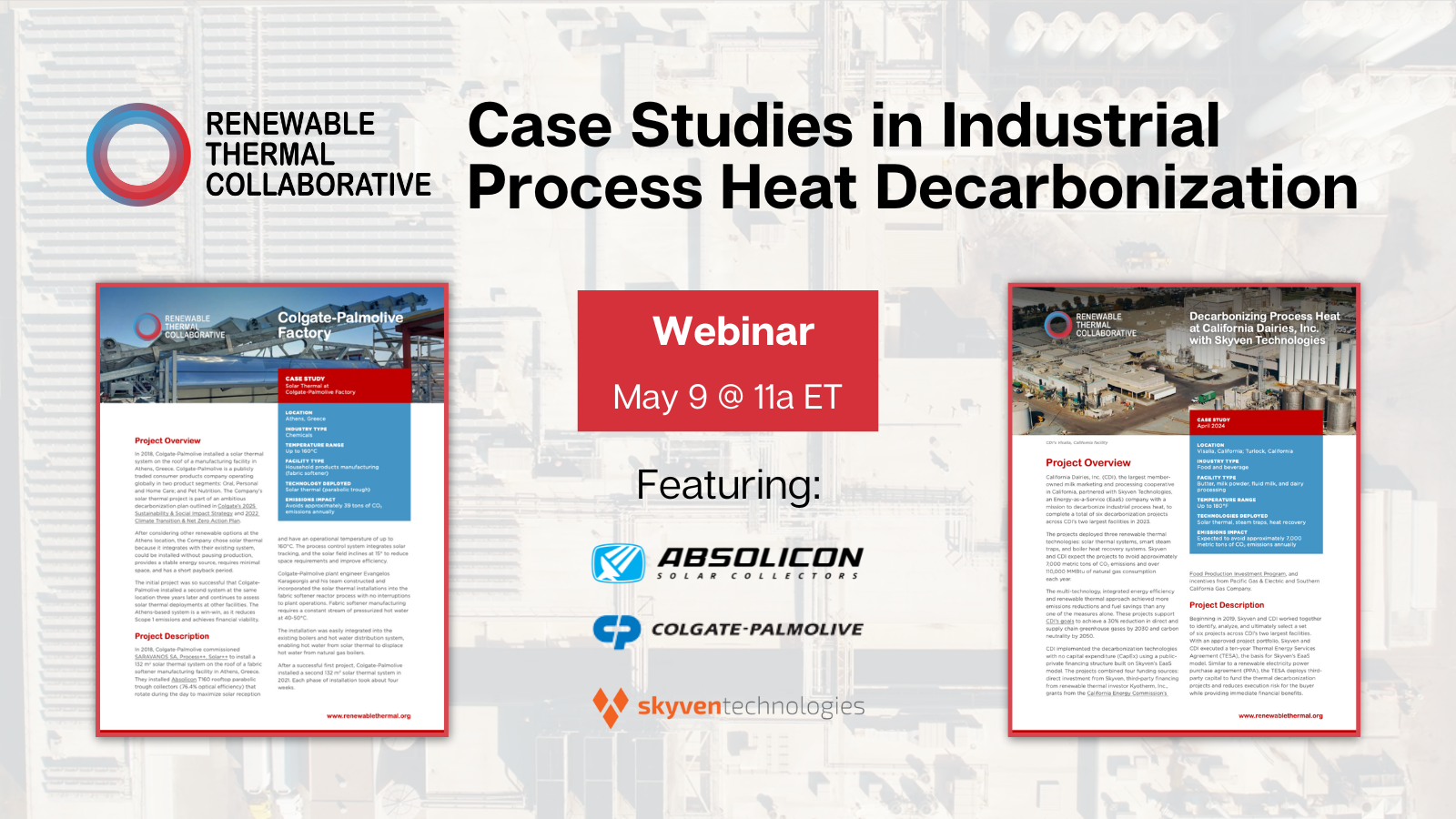 Webinar Recording: Case Studies in Industrial Process Heat ...