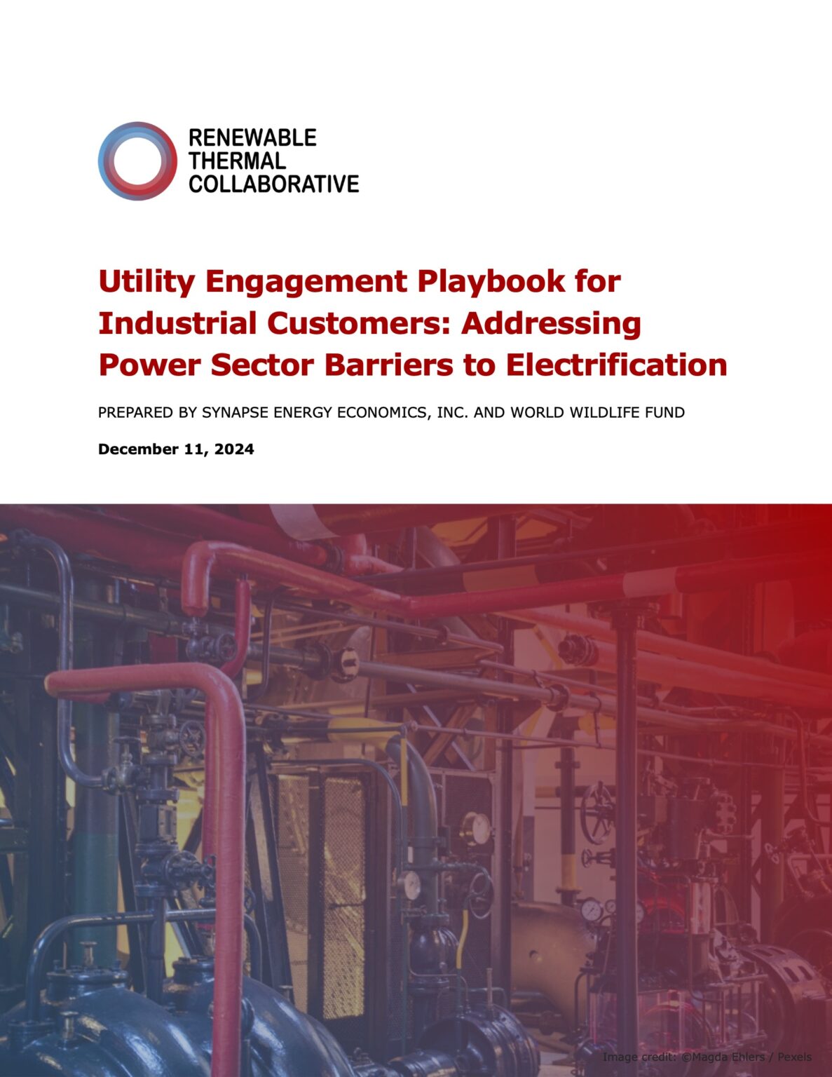 Utility Engagement Playbook for Industrial Customers - Renewable Thermal Collaborative